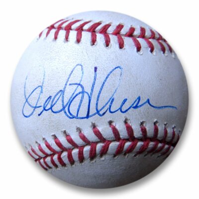 Orel Hershiser Signed Autographed Game Used Baseball Dodgers 2011 w/COA ...