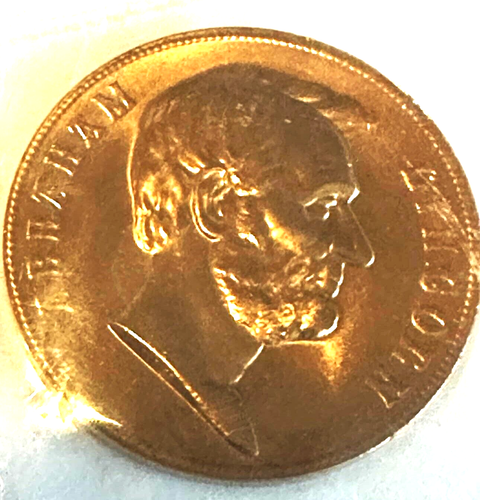 Abraham Lincoln Commemorative Inaugural Collector’s Coin Uncirculated ...