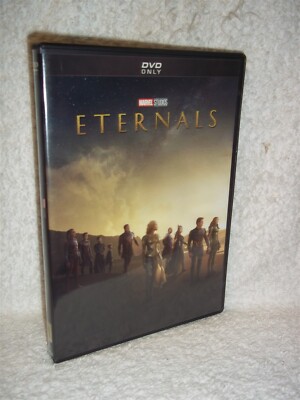 Eternals (DVD, 2022) Angelina Jolie Richard Madden Gemma Chan superhero ...