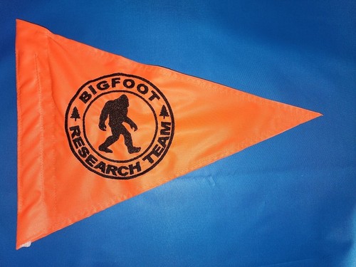 Custom BIGFOOT RESEARCH TEAM Triangle safety flag ATV Jeep UTV Trike ...