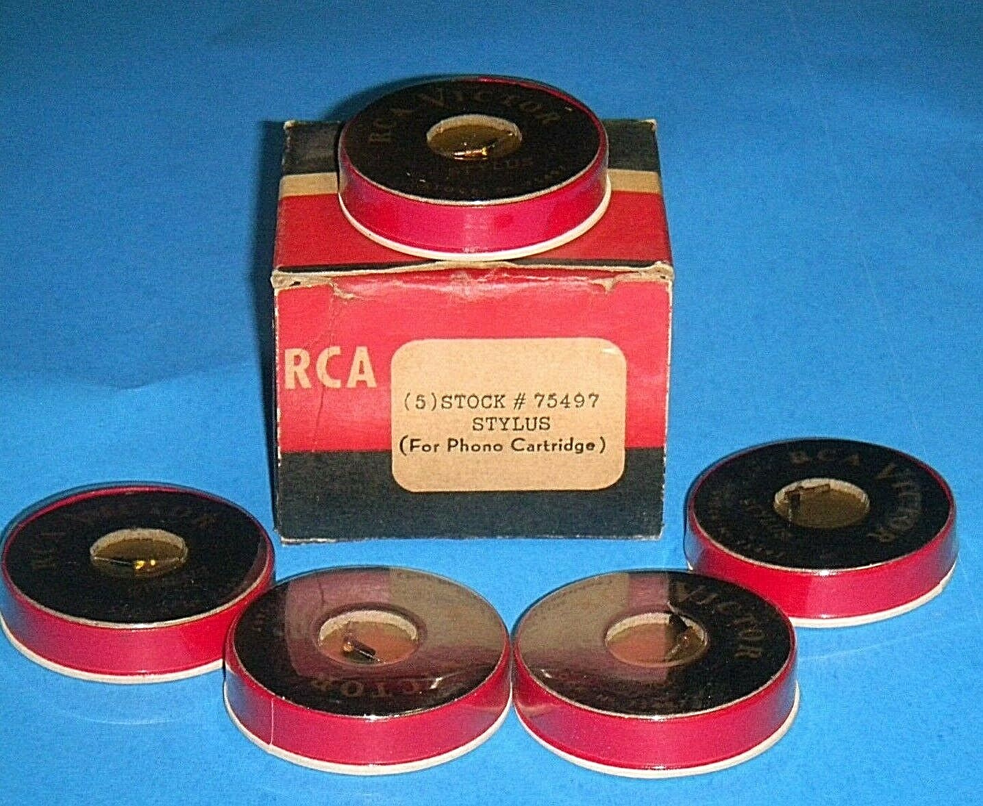 Vintage RCA 75497 Stylus / Needle Replacement for RCA Crystal Cartridge ...