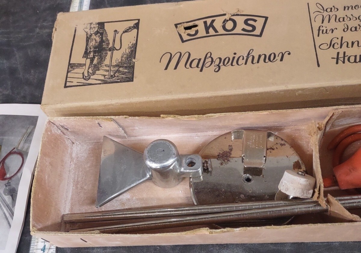 Vintage Rockabrunder Skirt Marker Rounder Chalk Measure Hemline ...