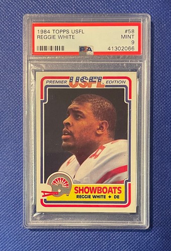 1984 Topps USFL Football Factory Complete Set With PSA 9 Reggie White ...