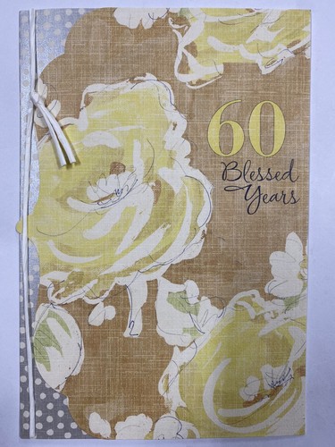 Hallmark Age60 Birthday Greeting Card 60 Blessed Years | eBay