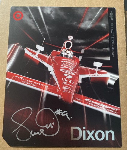 2010 SCOTT DIXON INDIANAPOLIS 500 IRL PHOTO CARD POSTCARD TARGET ...