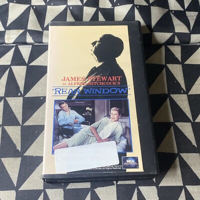 Rear Window Alfred Hitchcock VHS Vtg Movie Thriller Action Mystery MCA ...