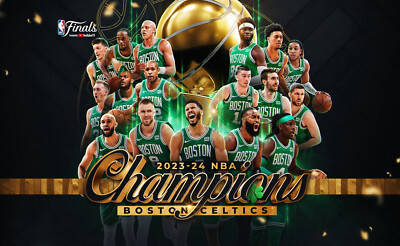 BOSTON CELTICS 2023-24 NBA CHAMPIONS LONG FRIDGE MAGNET 5" x 3.5" | eBay