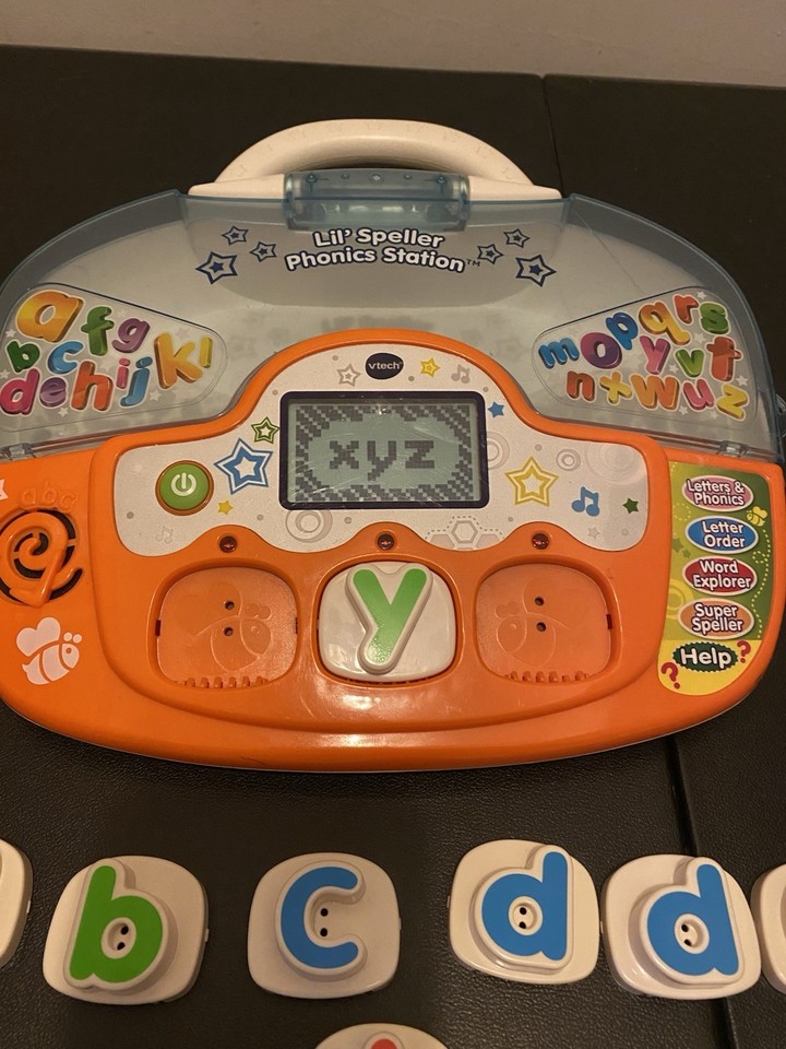 VTech Lil’ Speller Phonics Station Letter Tiles Toy 30 Letters Works ...
