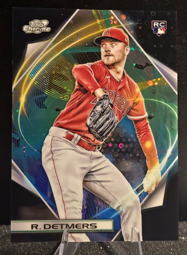 2022 Topps Cosmic Chrome Reid Detmers Black Eclipse Refractor /10 ...