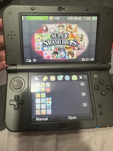 New Nintendo 3ds Xl USA Handheld System Black Grey | eBay