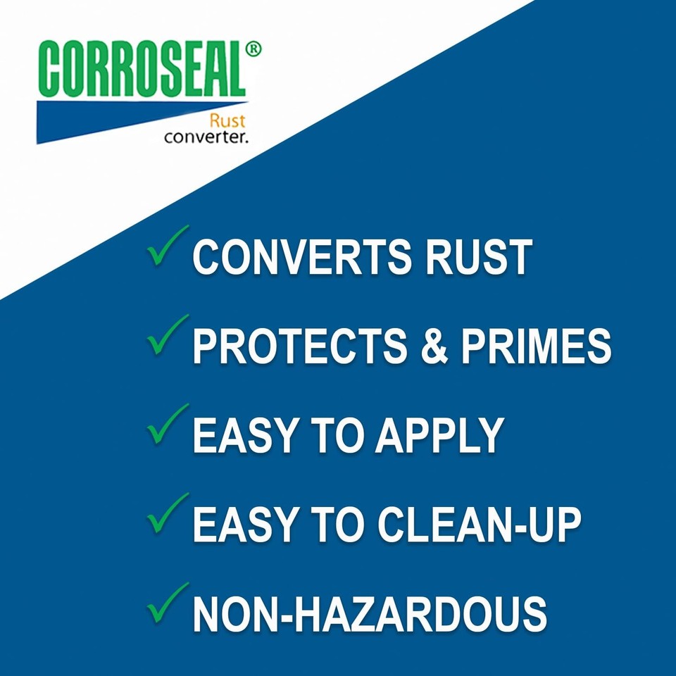 Corroseal-82320 Water-Based Rust Converter Metal Primer, Rust Converter ...