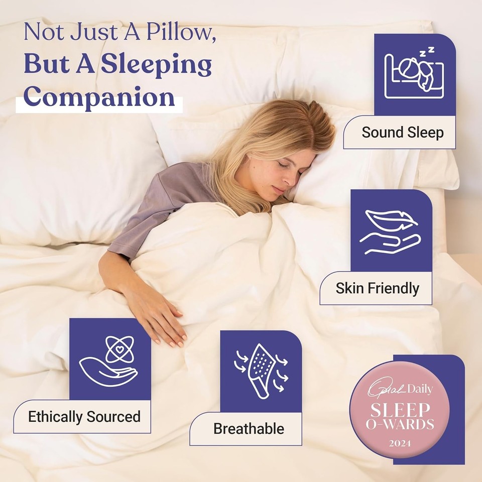 Zen Fluff Pillows - Down Alternative - King Bed Pillow for Sleeping ...