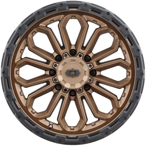 Vision 405 Korupt 18x9 8x170 -12mm Bronze Wheel Rim 18" Inch ...