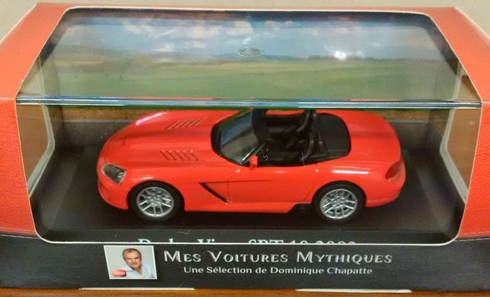 1:43 Model Cars, Dodge Viper SRT-10, Partworks by Ixo, Norev, Road ...