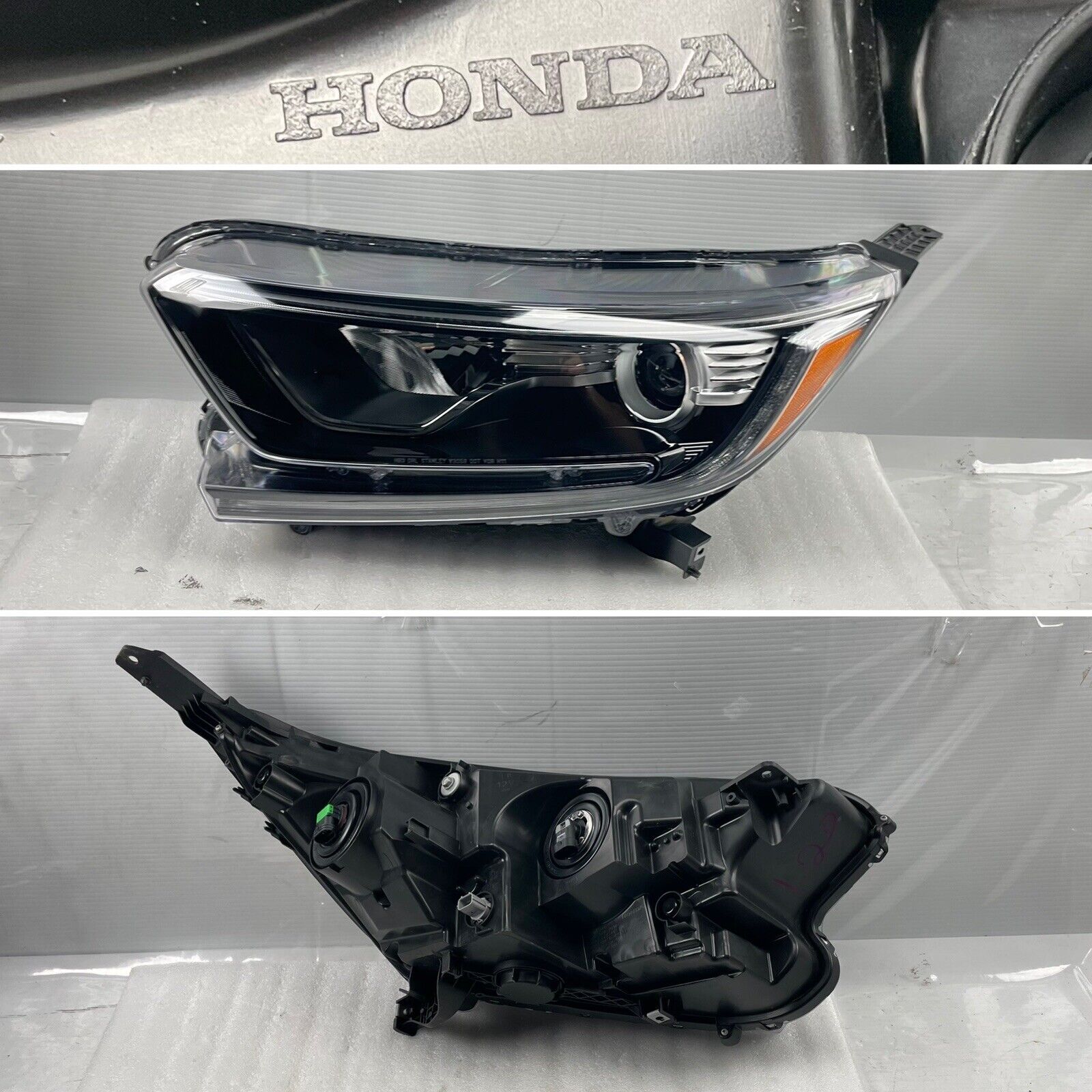 2017-2022 HONDA CR-V CRV HEADLIGHT HALOGEN DRIVER SIDE W/LED OEM ...
