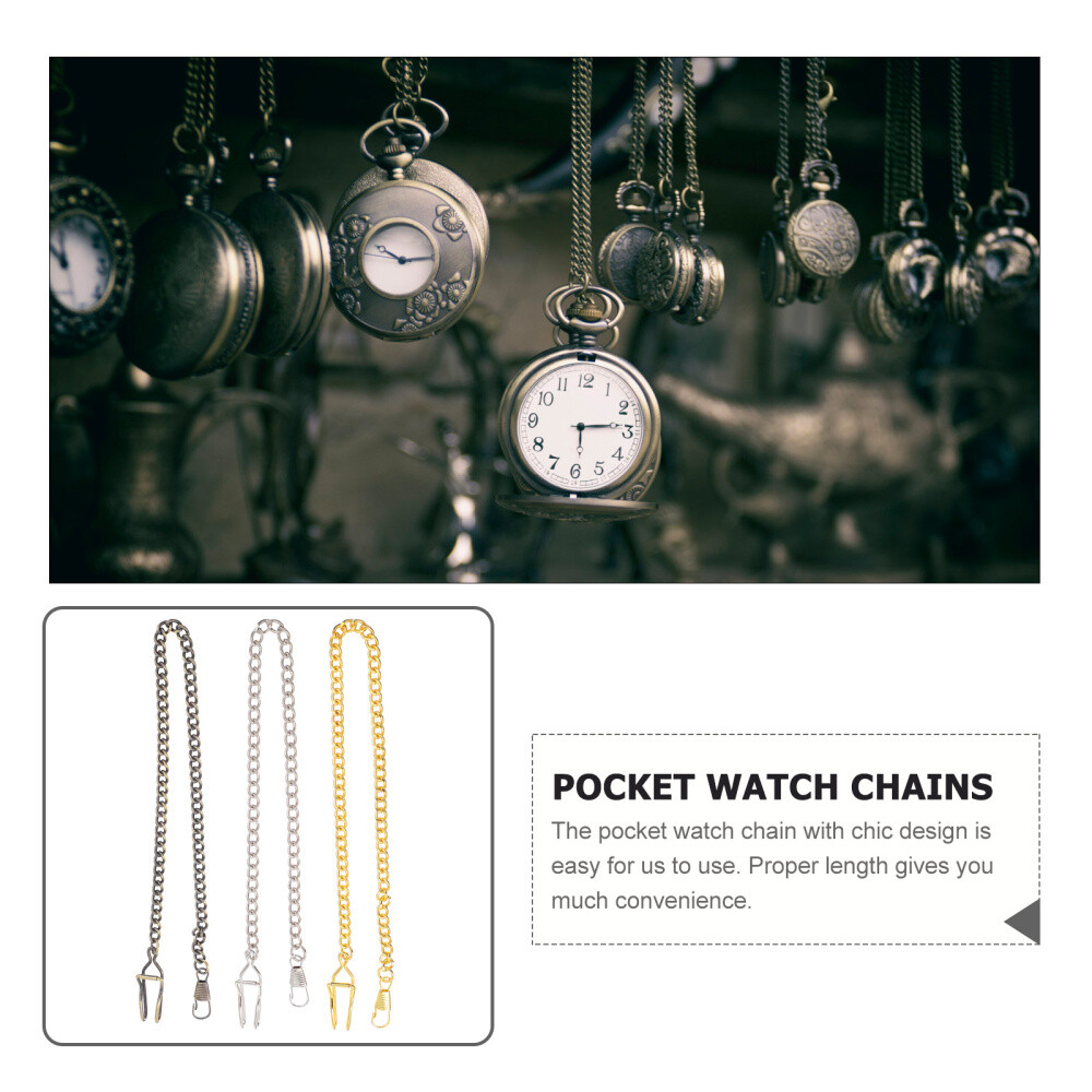 Silver Antique Watch Chains