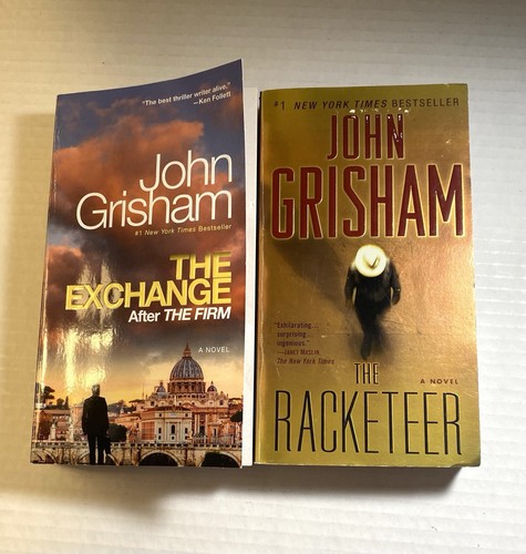 John Grisham Books Lot of 2. Paperbacks. The Racketeer & The Exchange ...