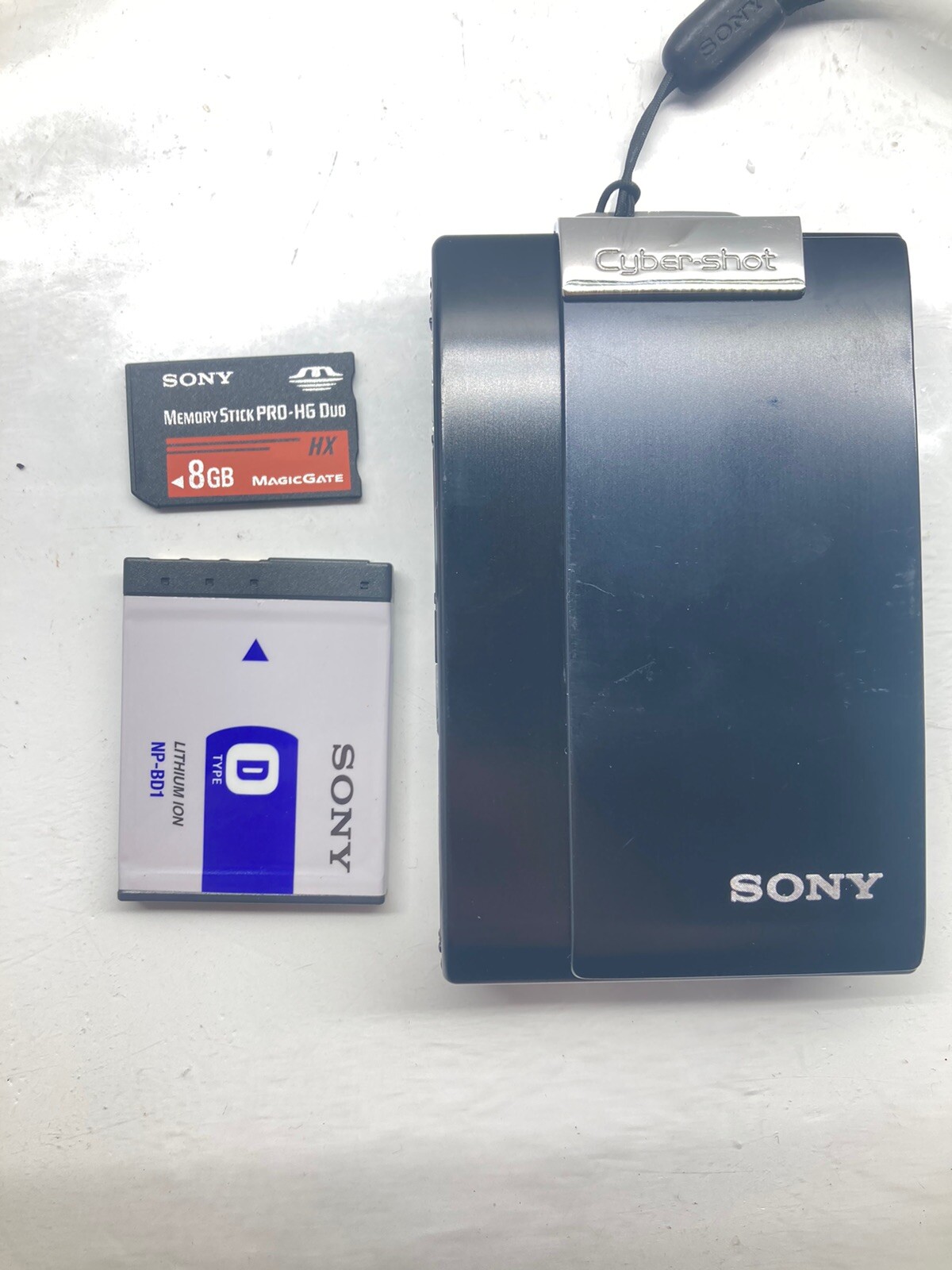 Sony Cyber-shot DSC-T200 8.1MP Digital Camera - Silver for sale online ...