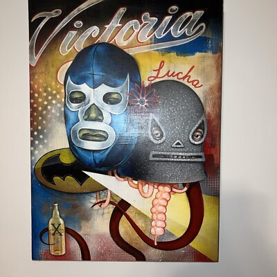 Small original Acrylic painting by Jaime "Germs”Zacarias & Miguel ...