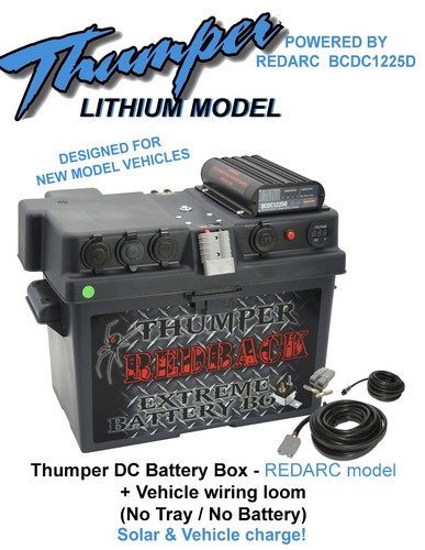 BCDC BATTERY BOX REDARC BCDC1225 vehicle and solar charger with 8B&S ...