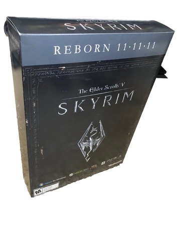 Skyrim Large Promotional Box Preorder Poster Bethesda Collectible Elder ...