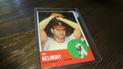 1963 TOPPS # 33 BO BELINSKY BASEBALL CARD | eBay