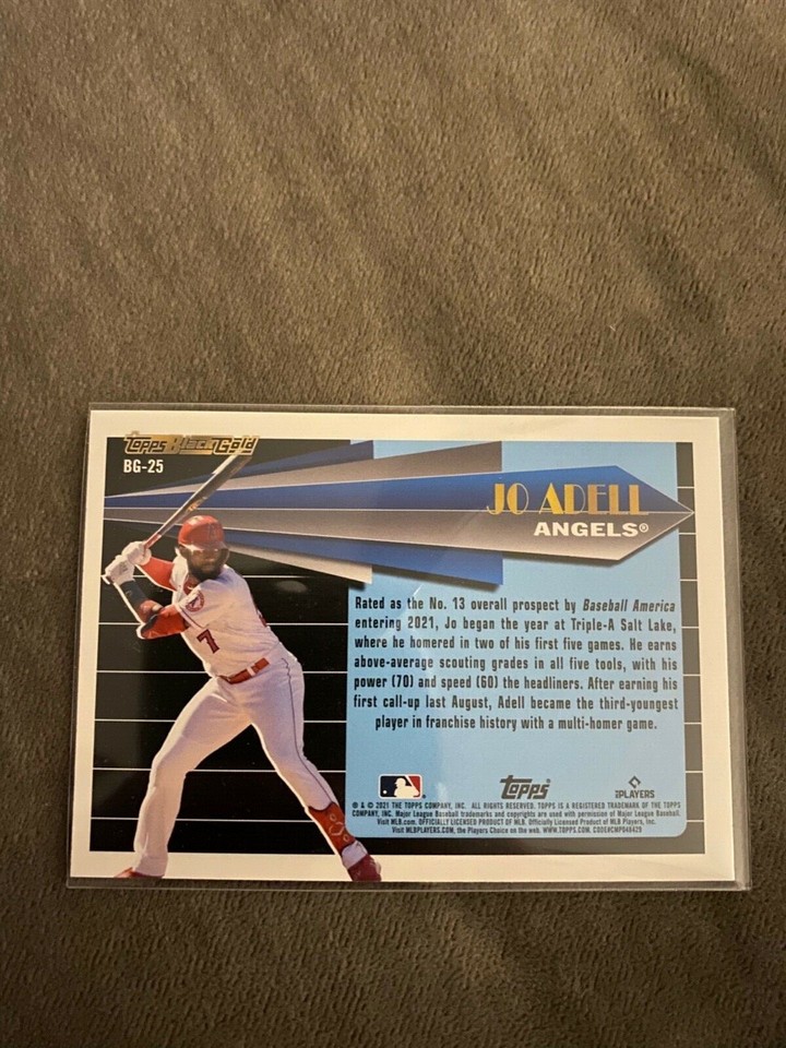 2021 topps black gold jo adell rookie card super rare | eBay