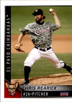 2015 El Paso Chihuahuas Choice #25 Chris Rearick Houston Texas TX ...
