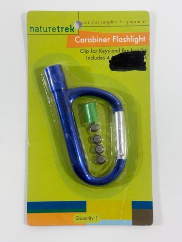 Naturetrek Carabiner Flashlight Purple NEW SEALED 38521105461| eBay