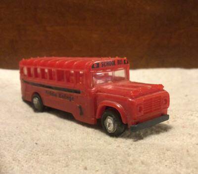 Vintage 1960's Mini Lindberg Line School Bus Model Kit - Assembled | eBay