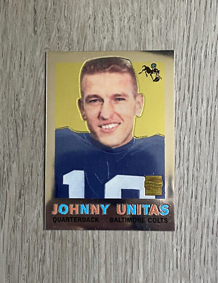 2000 NFL Topps 'Chrome Reprints' | Johnny Unitas | #R3 | Baltimore ...