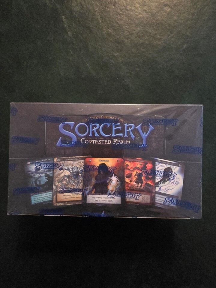 Sorcery Contested Realm: Alpha Booster Box Kickstarter TCG Sealed | eBay