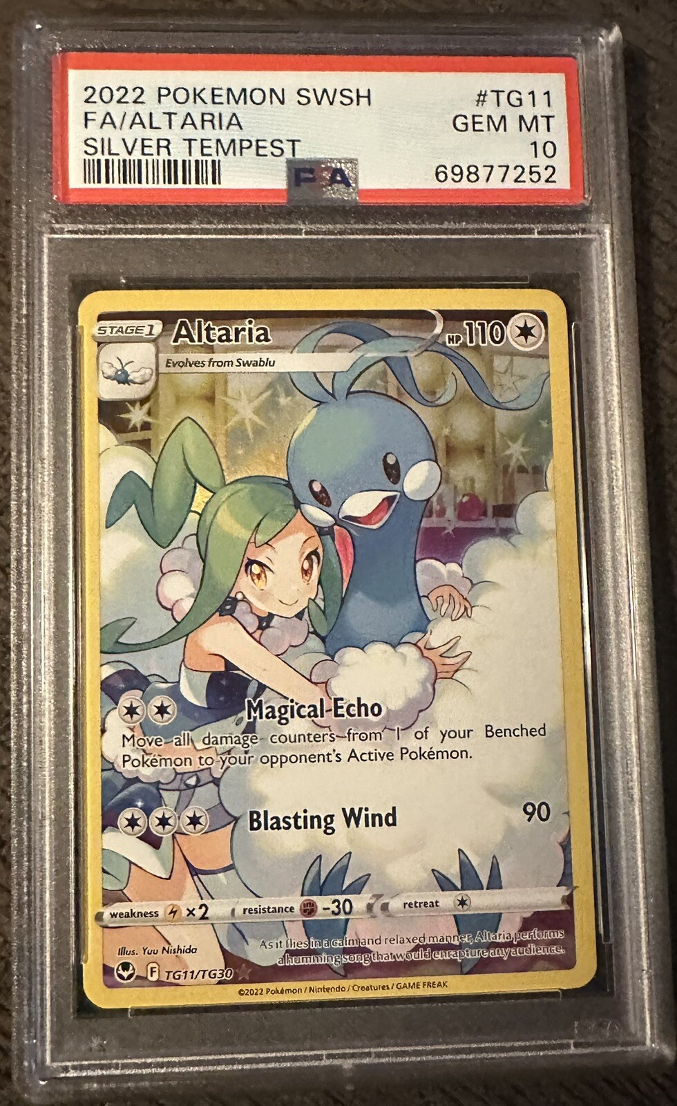 Altaria 2022 Sword & Shield: Silver Tempest #TG11/TG30 Trainer Gallery ...