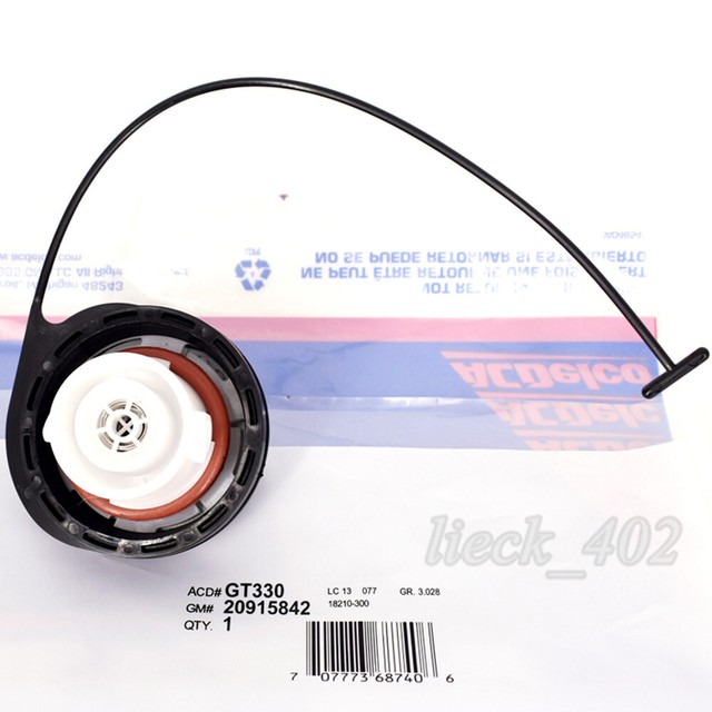 20915842 ACDelco OEM Fuel Gas Tank Filler Cap for GM SAAB Saturn Gt330 ...