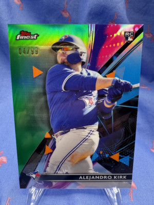 Alejandro Kirk - #04/99 - GREEN REFRACTOR - ROOKIE RC - 2021 Topps ...