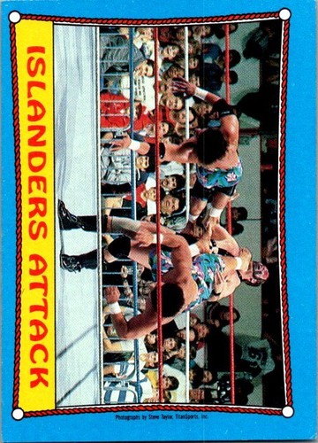 1987 Topps WWF #30 Islanders Attack | eBay