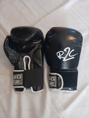 Ring To Cage size Large 14 oz black Boxing Gloves MMA EX COND. | eBay