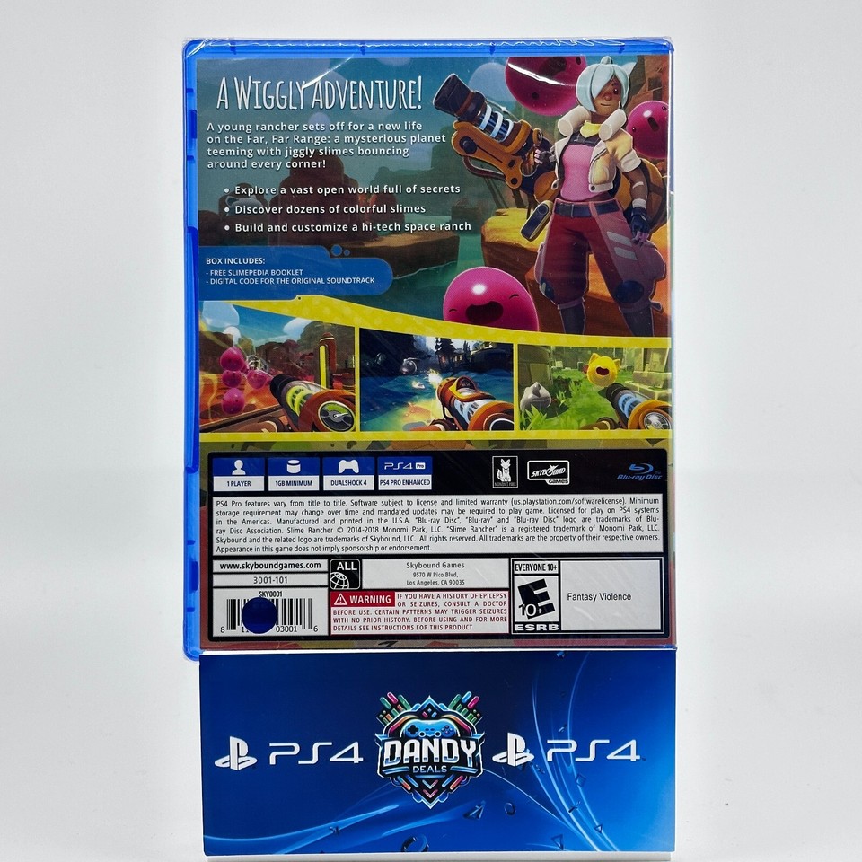 Slime Rancher PS4 Brand New Barcode Hole Punched - PlayStation 4 ...