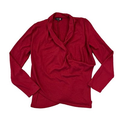 1. State Burgundy/ Maroon Cross Front Knit Top - SIZE MEDIUM | eBay