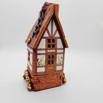 Maribor Kunstgewerbe Hand Made Lithiuana Clay Tea Light Incense House ...