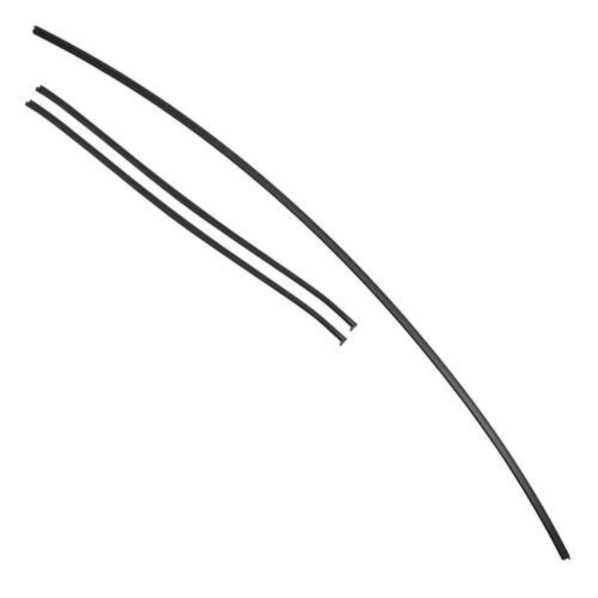 WKT D1786 Precision Parts Set of 3 Windshield Moldings Sedan for Ford ...