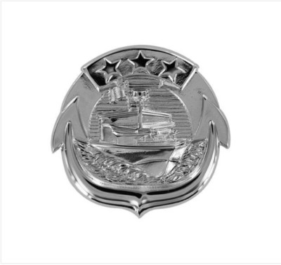 GENUINE U.S. NAVY BADGE: SMALL CRAFT ENLISTED - MINIATURE SIZE, MIRROR ...