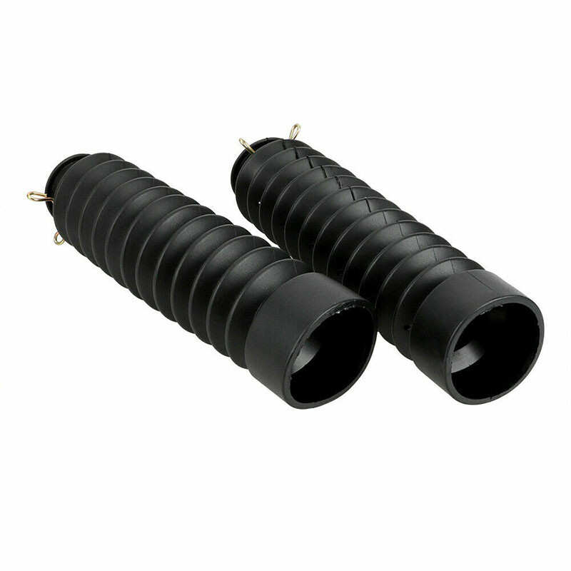 Front Fork Shock Absorber Dust Cover Gaiter Gator Boots Rubber & Hoop ...