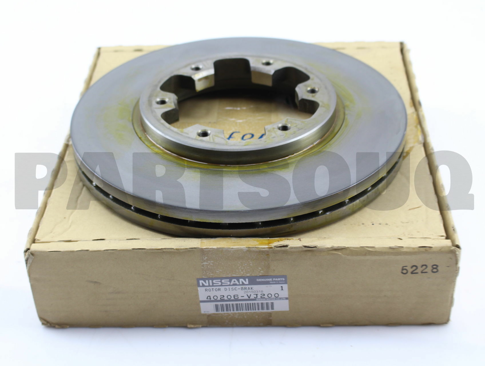 40206VJ200 Genuine Nissan ROTOR-DISC BRAKE,FRONT 40206-VJ200 | eBay