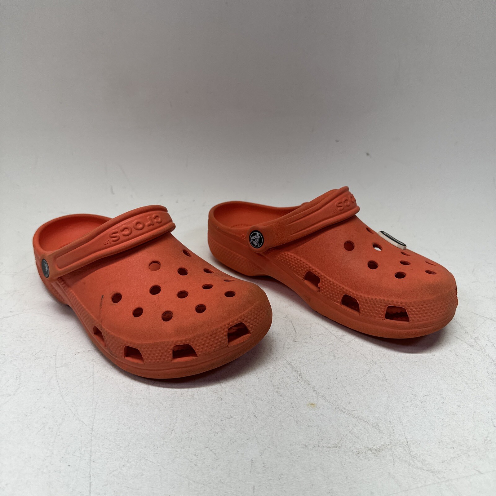 Crocs Classic Junior Size 5 Tangerine Orange Unisex Clog Sandal Shoe | eBay