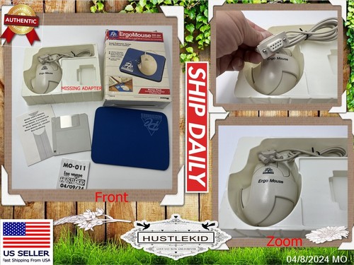 Vintage NEW PC ErgoMouse 400 dpi 3 Button Serial Mouse 1994 IBM/PC/AT ...