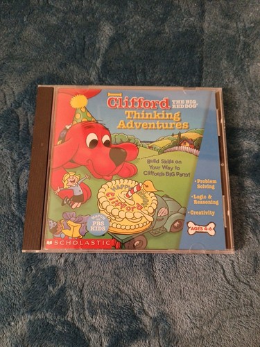 Clifford The Big Red Dog Thinking Adventures CD-ROM Educational | eBay
