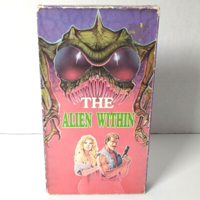 The Alien Within VHS Horror/Sci Fi Rare John Carradine Movie 1991 PRE ...