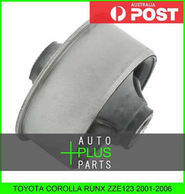 Fits TOYOTA COROLLA RUNX ZZE123 Rear Rubber Bush Front Arm Wishbone ...