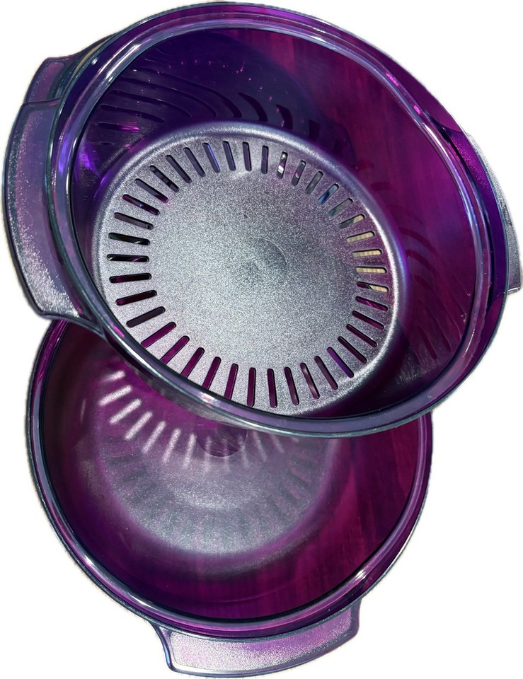 VIntage Tupperware Purple 3 Piece Microwave Stack Cooker Set | eBay